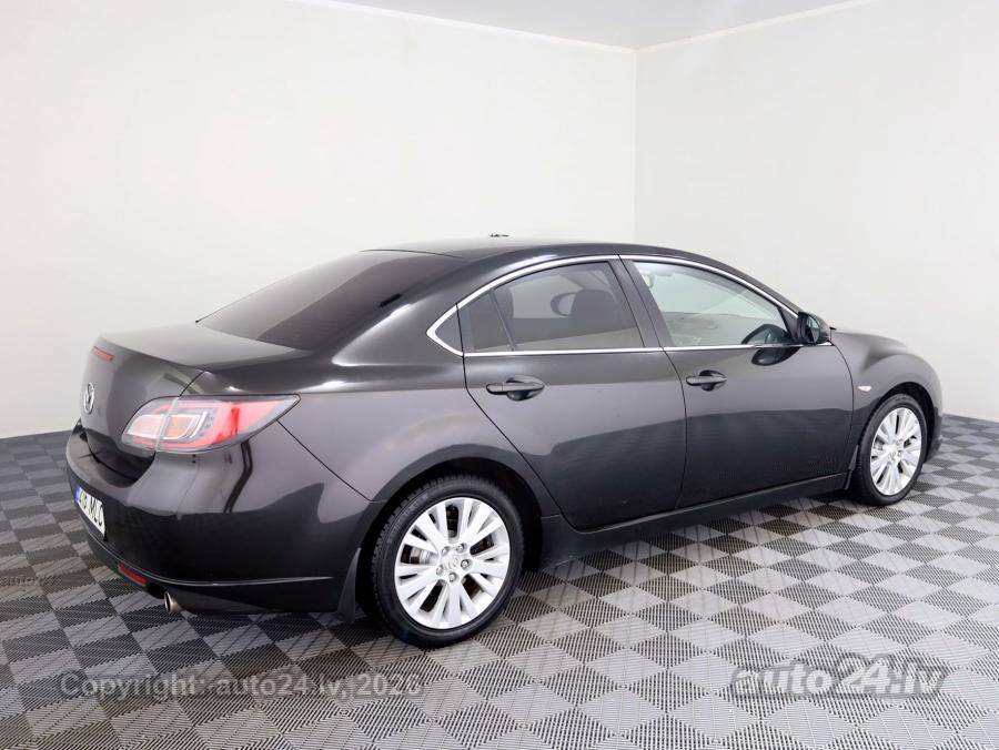 Black Mazda 6 2008 in Tallinn, with an engine capacity of 2.00 L and mileage of 325 thousand km for 2299 €, photo 4 on AUTOMOTO.COM.LV