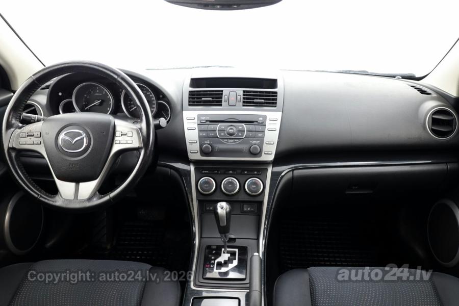 Black Mazda 6 2008 in Tallinn, with an engine capacity of 2.00 L and mileage of 325 thousand km for 2299 €, photo 6 on AUTOMOTO.COM.LV