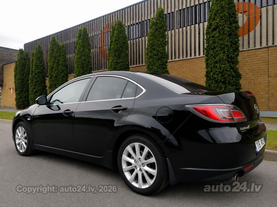 Black Mazda 6 2008 in Tartu, with an engine capacity of 2.00 L and mileage of 260 thousand km for 2390 €, photo 5 on AUTOMOTO.COM.LV