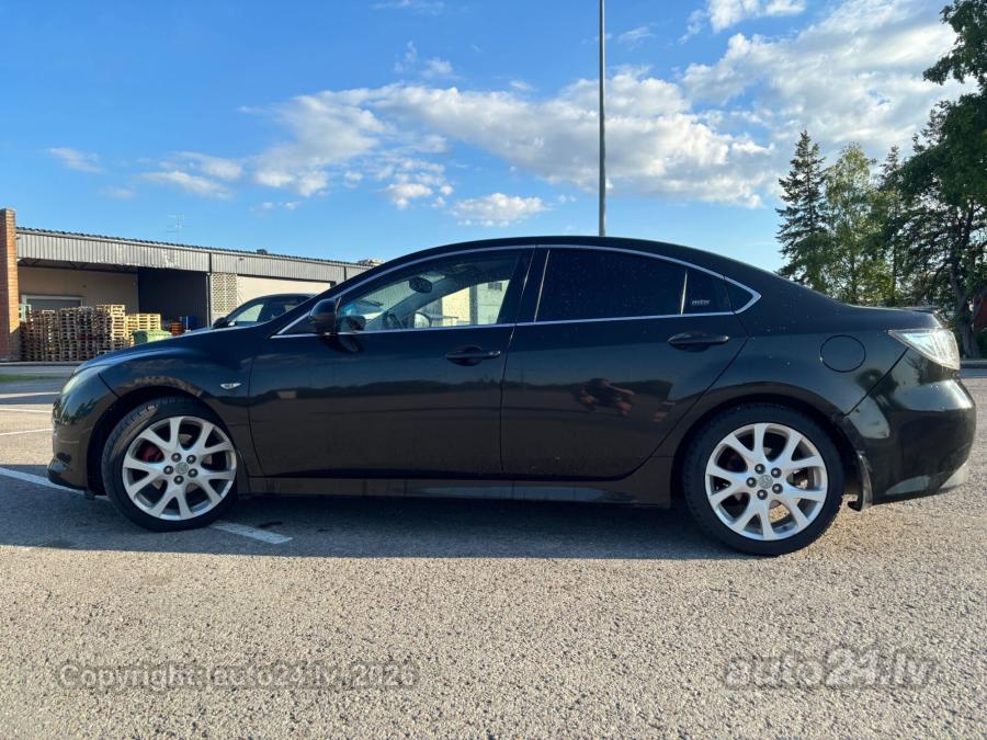 Black Mazda 6 2008 in Tallinn, with an engine capacity of 2.50 L and mileage of 0 thousand km for 3190 €, photo 4 on AUTOMOTO.COM.LV