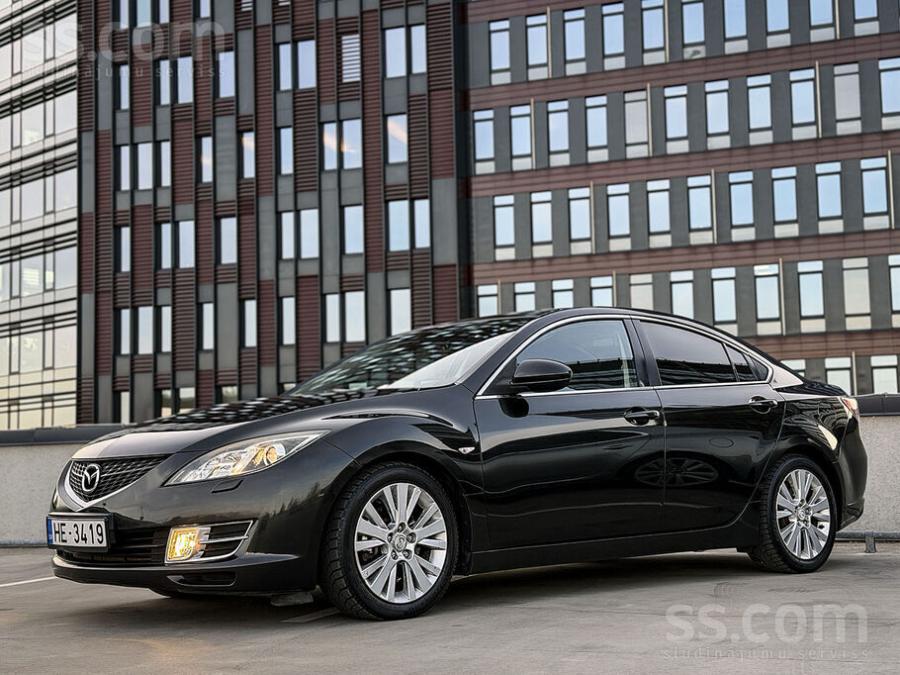 Melns Mazda 6 2008 Rīga, ar dzinēja tilpumu 2.00 L un nobraukumu 258 tūkst. km par 2250 €, foto 3 vietnē AUTOMOTO.COM.LV