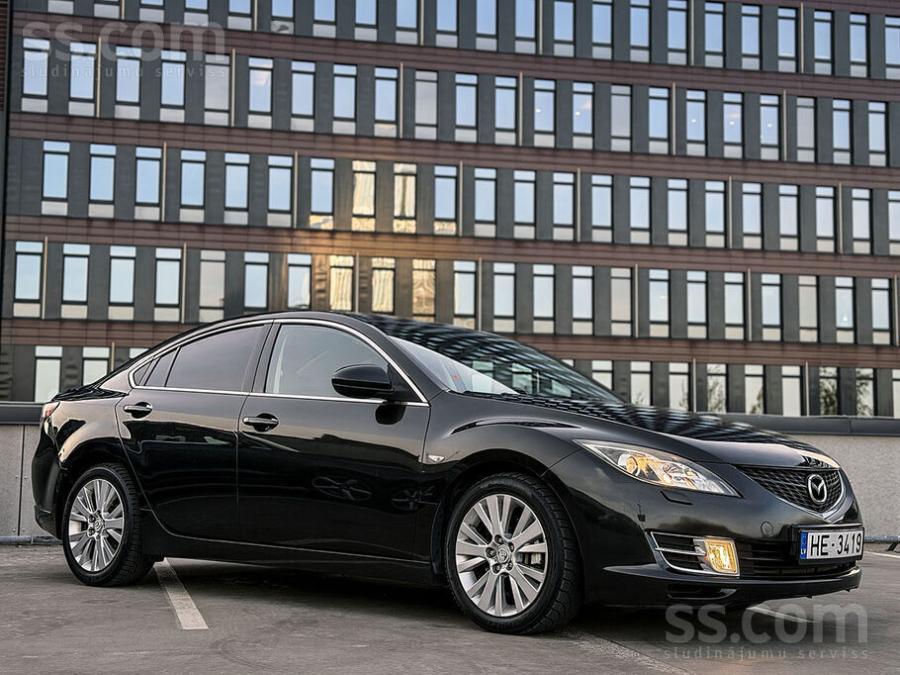 Melns Mazda 6 2008 Rīga, ar dzinēja tilpumu 2.00 L un nobraukumu 258 tūkst. km par 2250 €, foto 8 vietnē AUTOMOTO.COM.LV
