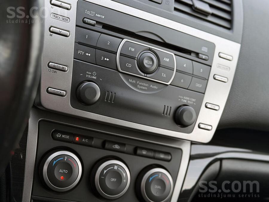 Melns Mazda 6 2008 Rīga, ar dzinēja tilpumu 2.00 L un nobraukumu 258 tūkst. km par 2250 €, foto 22 vietnē AUTOMOTO.COM.LV