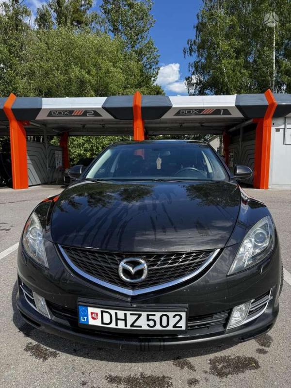 Melns Mazda 6 2008 Kauņa, ar dzinēja tilpumu 2.00 L un nobraukumu 234 tūkst. km par 1800 €, foto 3 vietnē AUTOMOTO.COM.LV