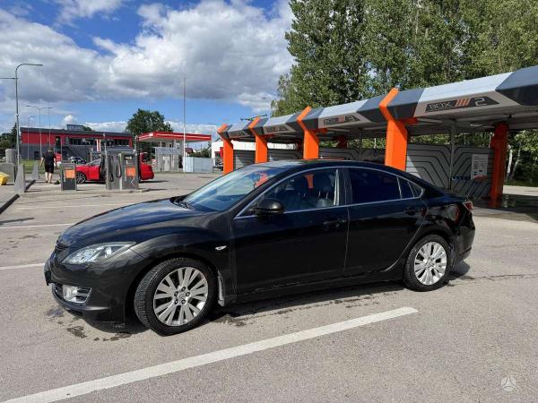 Black Mazda 6 2008 in Kaunas, with an engine capacity of 2.00 L and mileage of 234 thousand km for 1800 €, photo 4 on AUTOMOTO.COM.LV