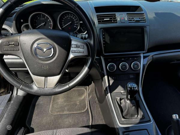 Black Mazda 6 2008 in Kaunas, with an engine capacity of 2.00 L and mileage of 234 thousand km for 1800 €, photo 10 on AUTOMOTO.COM.LV