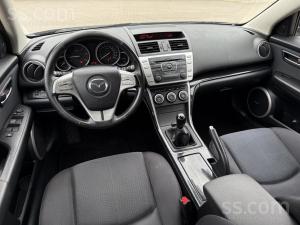 Black Mazda 6 2008 in Riga, with an engine capacity of 2.00 L and mileage of 268 thousand km for 1650 €, photo 6 on AUTOMOTO.COM.LV
