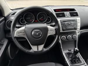 Black Mazda 6 2008 in Riga, with an engine capacity of 2.00 L and mileage of 268 thousand km for 1650 €, photo 7 on AUTOMOTO.COM.LV