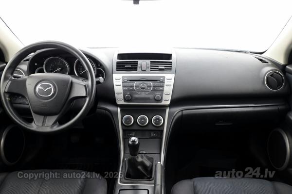 Black Mazda 6 2008 in Tallinn, with an engine capacity of 1.80 L and mileage of 286 thousand km for 899 €, photo 5 on AUTOMOTO.COM.LV
