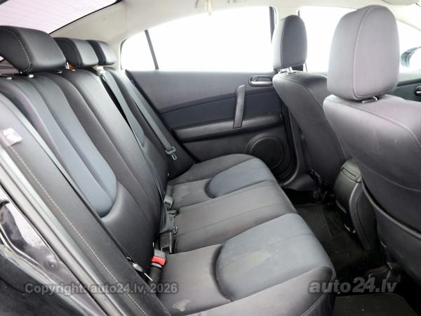 Black Mazda 6 2008 in Tallinn, with an engine capacity of 1.80 L and mileage of 286 thousand km for 899 €, photo 7 on AUTOMOTO.COM.LV