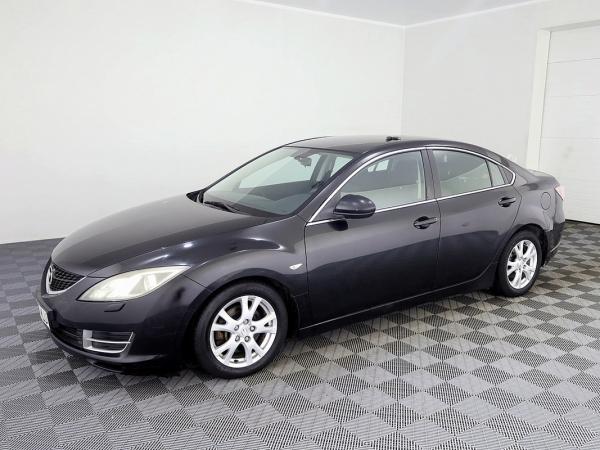 Black Mazda 6 2008 in Tallinn, with an engine capacity of 1.80 L and mileage of 286 thousand km for 899 €, photo 9 on AUTOMOTO.COM.LV