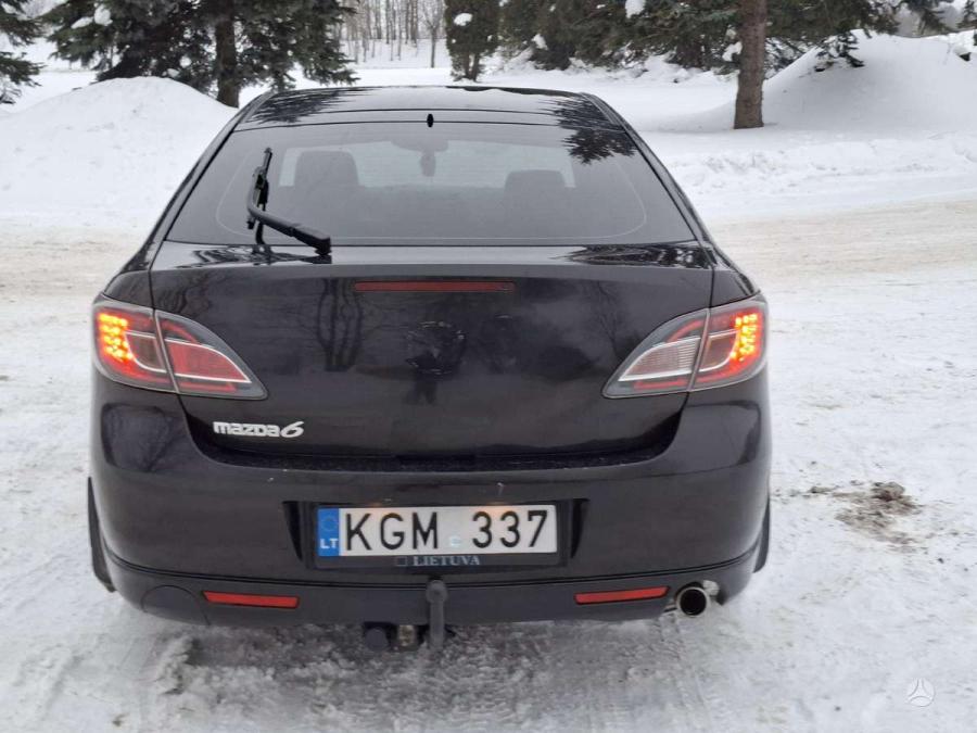 Melns Mazda 6 2009 Plungė, ar dzinēja tilpumu 2.18 L un nobraukumu 421 tūkst. km par 1950 €, foto 3 vietnē AUTOMOTO.COM.LV