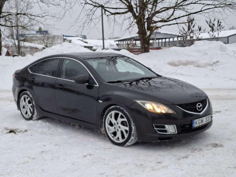 Melns Mazda 6 2009 Plungė, ar dzinēja tilpumu 2.18 L un nobraukumu 421 tūkst. km par 1950 €, foto 6 vietnē AUTOMOTO.COM.LV