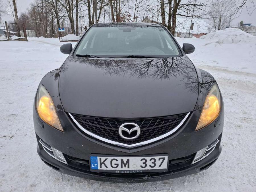 Melns Mazda 6 2009 Plungė, ar dzinēja tilpumu 2.18 L un nobraukumu 421 tūkst. km par 1950 €, foto 7 vietnē AUTOMOTO.COM.LV