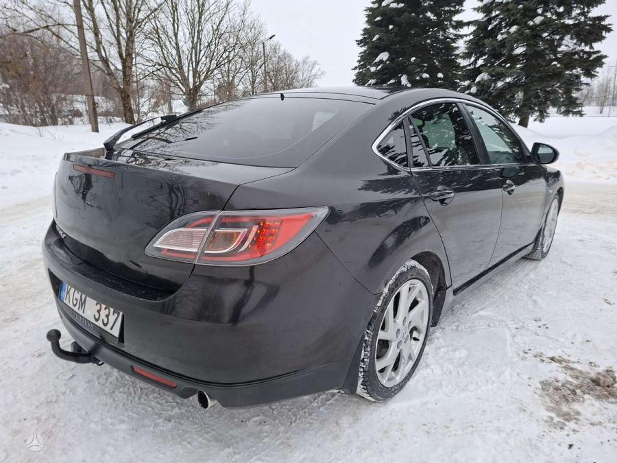 Melns Mazda 6 2009 Plungė, ar dzinēja tilpumu 2.18 L un nobraukumu 421 tūkst. km par 1950 €, foto 12 vietnē AUTOMOTO.COM.LV