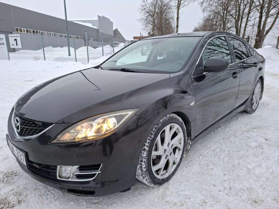 Melns Mazda 6 2009 Plungė, ar dzinēja tilpumu 2.18 L un nobraukumu 422 tūkst. km par 1450 €, foto 9 vietnē AUTOMOTO.COM.LV