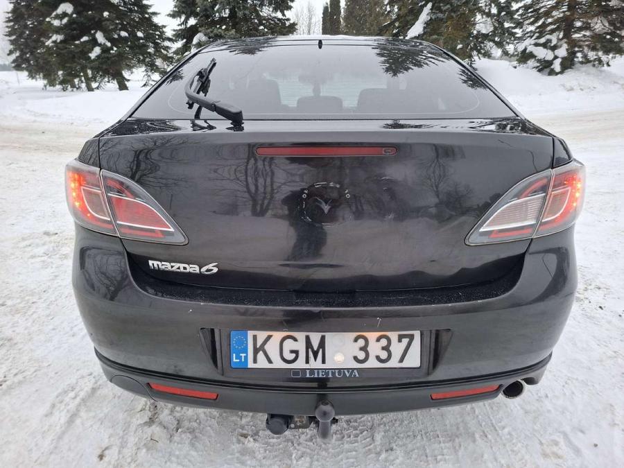 Melns Mazda 6 2009 Plungė, ar dzinēja tilpumu 2.18 L un nobraukumu 422 tūkst. km par 1450 €, foto 12 vietnē AUTOMOTO.COM.LV
