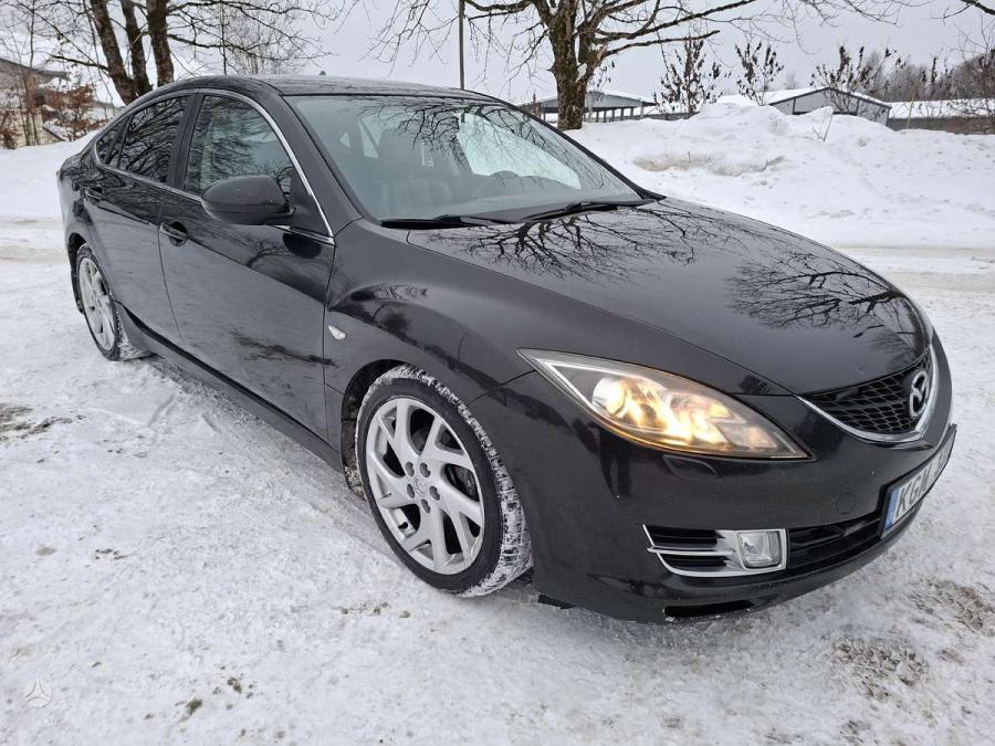 Melns Mazda 6 2009 Plungė, ar dzinēja tilpumu 2.18 L un nobraukumu 422 tūkst. km par 1450 €, foto 15 vietnē AUTOMOTO.COM.LV
