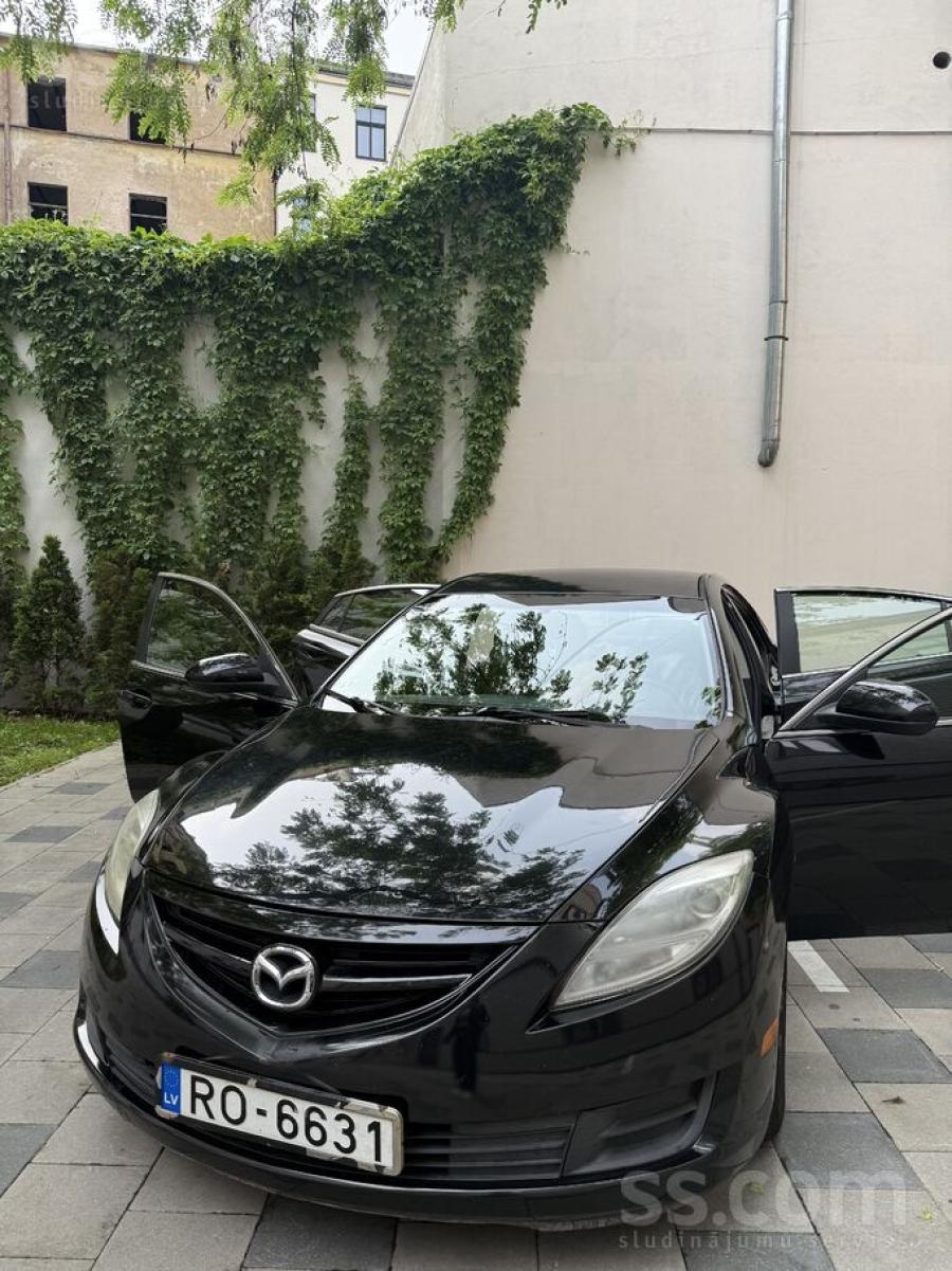 Melns Mazda 6 2009 Rīga, ar dzinēja tilpumu 2.50 L un nobraukumu 110 tūkst. km par 1700 €, foto 1 vietnē AUTOMOTO.COM.LV