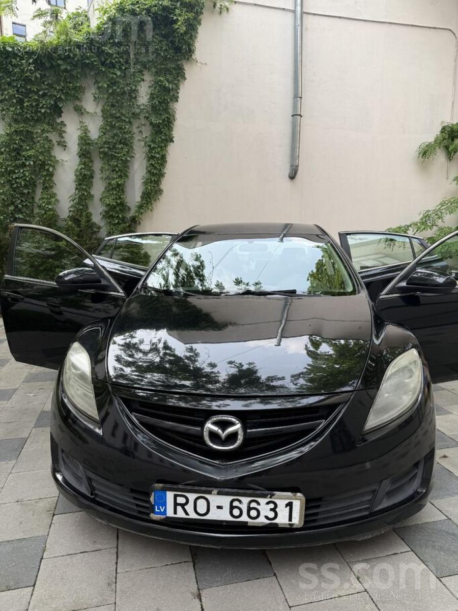 Melns Mazda 6 2009 Rīga, ar dzinēja tilpumu 2.50 L un nobraukumu 110 tūkst. km par 1700 €, foto 3 vietnē AUTOMOTO.COM.LV