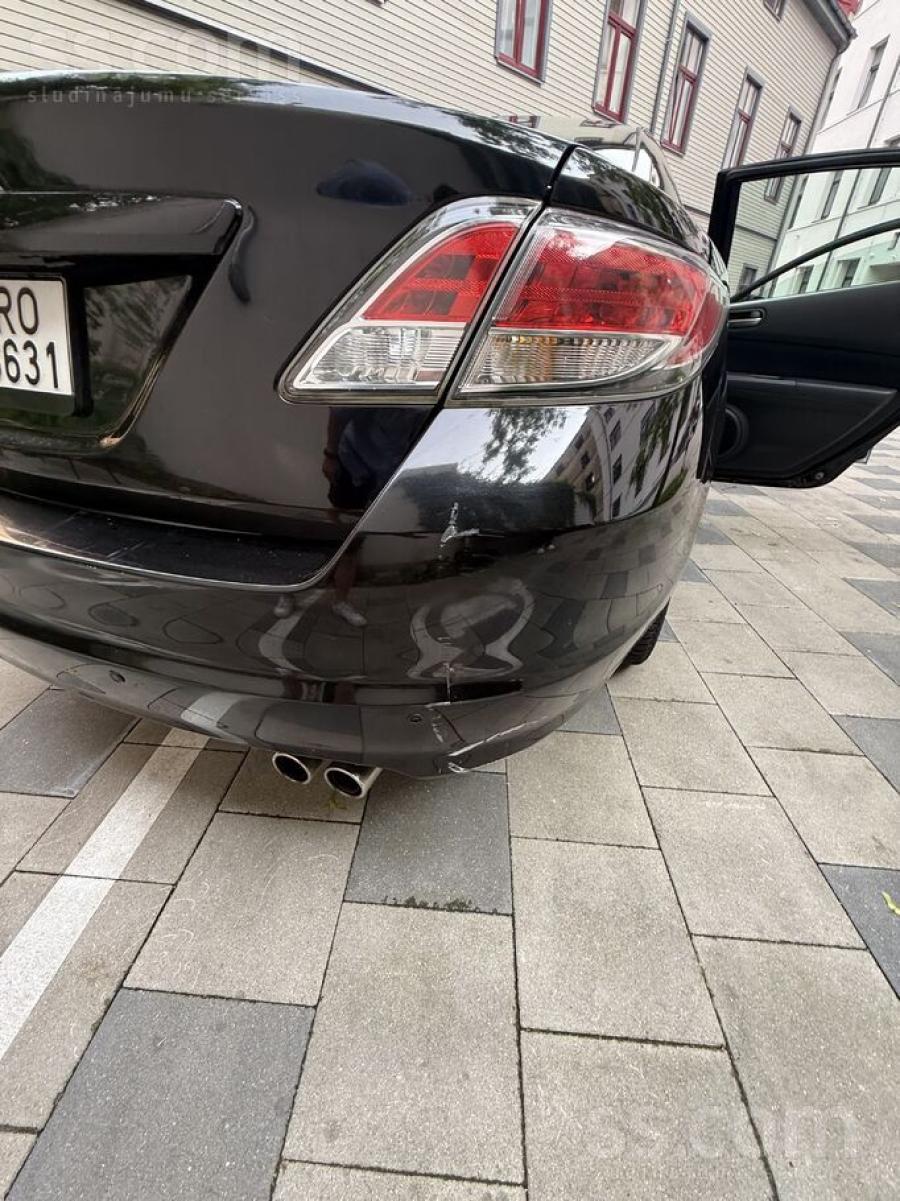 Melns Mazda 6 2009 Rīga, ar dzinēja tilpumu 2.50 L un nobraukumu 110 tūkst. km par 1700 €, foto 6 vietnē AUTOMOTO.COM.LV