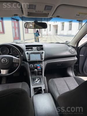 Melns Mazda 6 2009 Rīga, ar dzinēja tilpumu 2.50 L un nobraukumu 110 tūkst. km par 1700 €, foto 13 vietnē AUTOMOTO.COM.LV