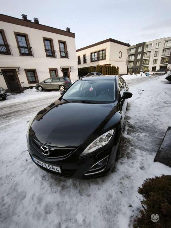 Black Mazda 6 2011 in Kaunas, with an engine capacity of 2.18 L and mileage of 243 thousand km for 3200 €, photo 2 on AUTOMOTO.COM.LV