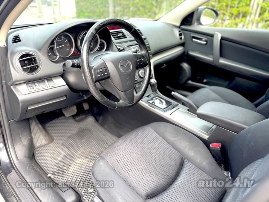 Black Mazda 6 2011 in Tallinn, with an engine capacity of 2.00 L and mileage of 243 thousand km for 3900 €, photo 11 on AUTOMOTO.COM.LV