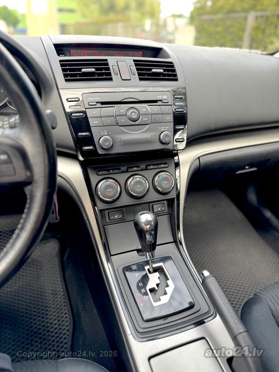 Black Mazda 6 2011 in Tallinn, with an engine capacity of 2.00 L and mileage of 243 thousand km for 3900 €, photo 17 on AUTOMOTO.COM.LV