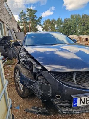 Black Mazda 6 2011 in Daugavpils, with an engine capacity of 2.20 L and mileage of 259 thousand km for 1200 €, photo 4 on AUTOMOTO.COM.LV