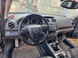 Black Mazda 6 2011 in Daugavpils, with an engine capacity of 2.20 L and mileage of 259 thousand km for 1200 €, photo 7 on AUTOMOTO.COM.LV