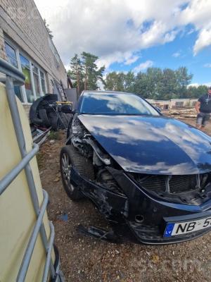 Black Mazda 6 2011 in Daugavpils, with an engine capacity of 2.20 L and mileage of 259 thousand km for 1200 €, photo 10 on AUTOMOTO.COM.LV