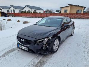 Black Mazda 6 2013 in Alytus, with an engine capacity of 2.19 L and mileage of 248 thousand km for 3200 €, photo 2 on AUTOMOTO.COM.LV