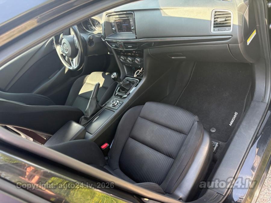 Melns Mazda 6 2013 Tallina, ar dzinēja tilpumu 2.00 L un nobraukumu 131 tūkst. km par 8000 €, foto 12 vietnē AUTOMOTO.COM.LV
