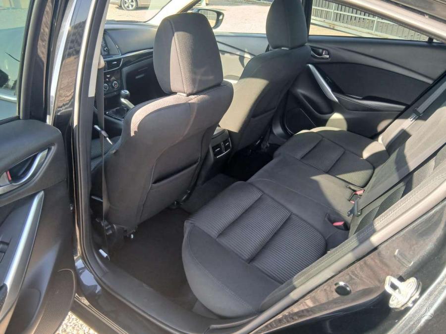 Black Mazda 6 2013 in Alytus, with an engine capacity of 2.18 L and mileage of 248 thousand km for 2900 €, photo 11 on AUTOMOTO.COM.LV