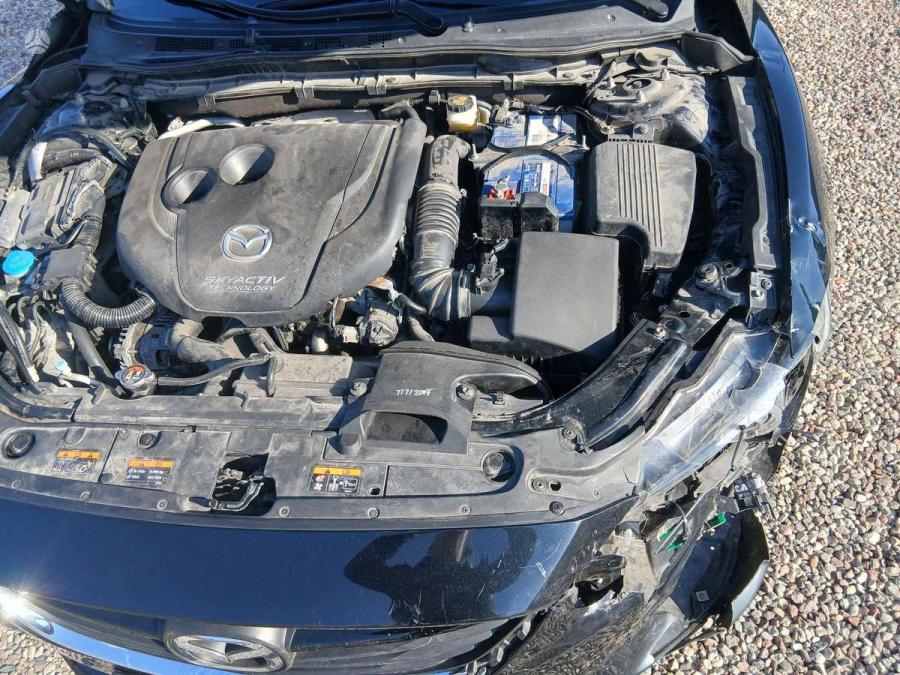 Black Mazda 6 2013 in Alytus, with an engine capacity of 2.18 L and mileage of 248 thousand km for 2900 €, photo 14 on AUTOMOTO.COM.LV