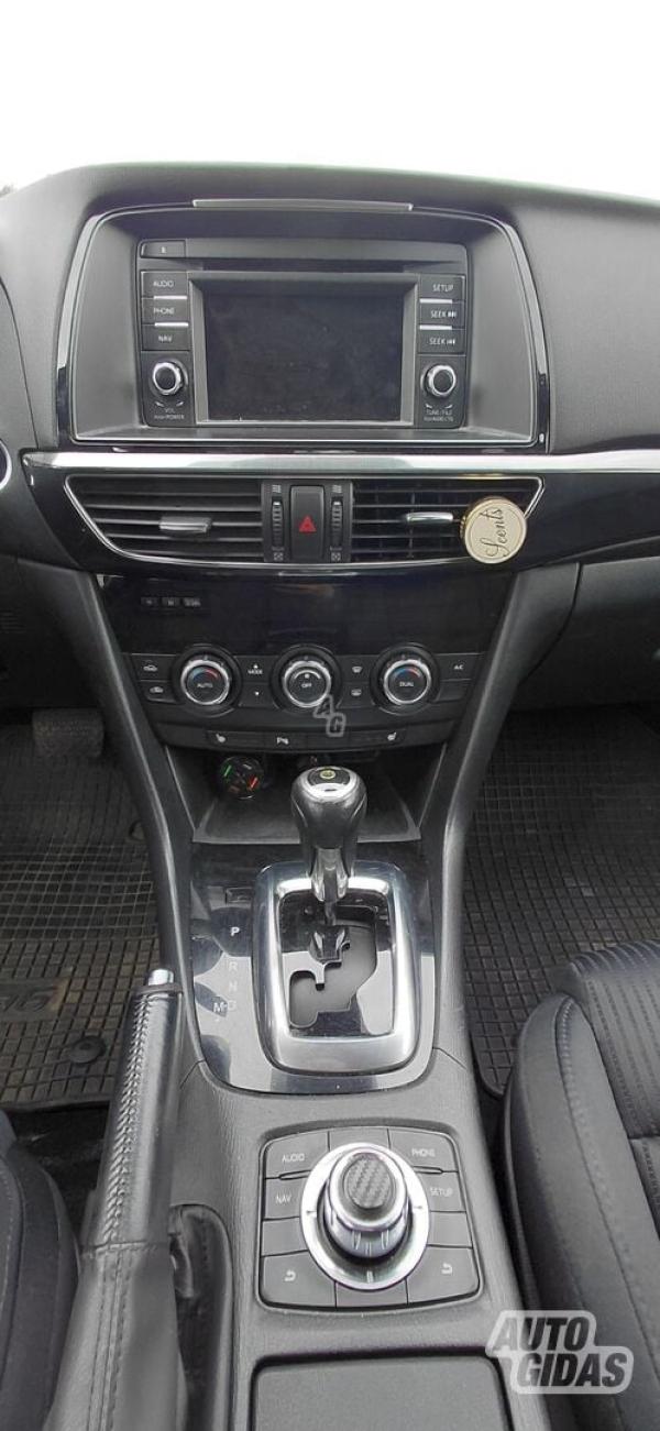 Black Mazda 6 2013 in Klaipeda, with an engine capacity of 2.20 L and mileage of 269 thousand km for 4100 €, photo 8 on AUTOMOTO.COM.LV