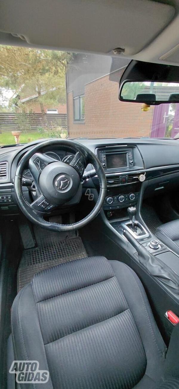 Black Mazda 6 2013 in Klaipeda, with an engine capacity of 2.20 L and mileage of 269 thousand km for 4100 €, photo 9 on AUTOMOTO.COM.LV