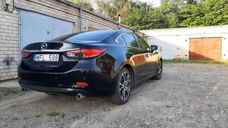 Melns Mazda 6 2014 Viļņa, ar dzinēja tilpumu 2.19 L un nobraukumu 299 tūkst. km par 3250 €, foto 3 vietnē AUTOMOTO.COM.LV