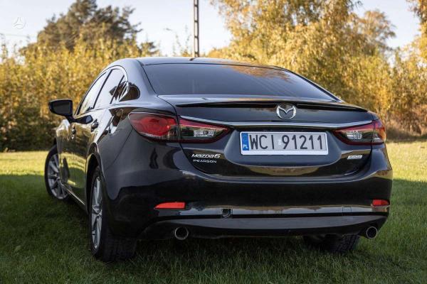 Black Mazda 6 2014 in Vilnius, with an engine capacity of 2.49 L and mileage of 188 thousand km for 8950 €, photo 2 on AUTOMOTO.COM.LV