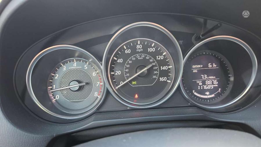 Melns Mazda 6 2014 Viļņa, ar dzinēja tilpumu 2.49 L un nobraukumu 188 tūkst. km par 8950 €, foto 13 vietnē AUTOMOTO.COM.LV
