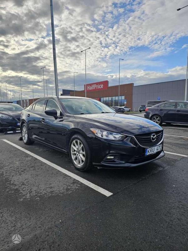 Melns Mazda 6 2015 Kauņa, ar dzinēja tilpumu 2.49 L un nobraukumu 145 tūkst. km par 7900 €, foto 1 vietnē AUTOMOTO.COM.LV