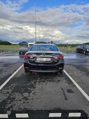 Black Mazda 6 2015 in Kaunas, with an engine capacity of 2.49 L and mileage of 145 thousand km for 7900 €, photo 7 on AUTOMOTO.COM.LV