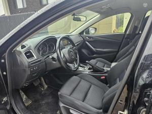 Black Mazda 6 2015 in Kaunas, with an engine capacity of 2.49 L and mileage of 145 thousand km for 7900 €, photo 12 on AUTOMOTO.COM.LV