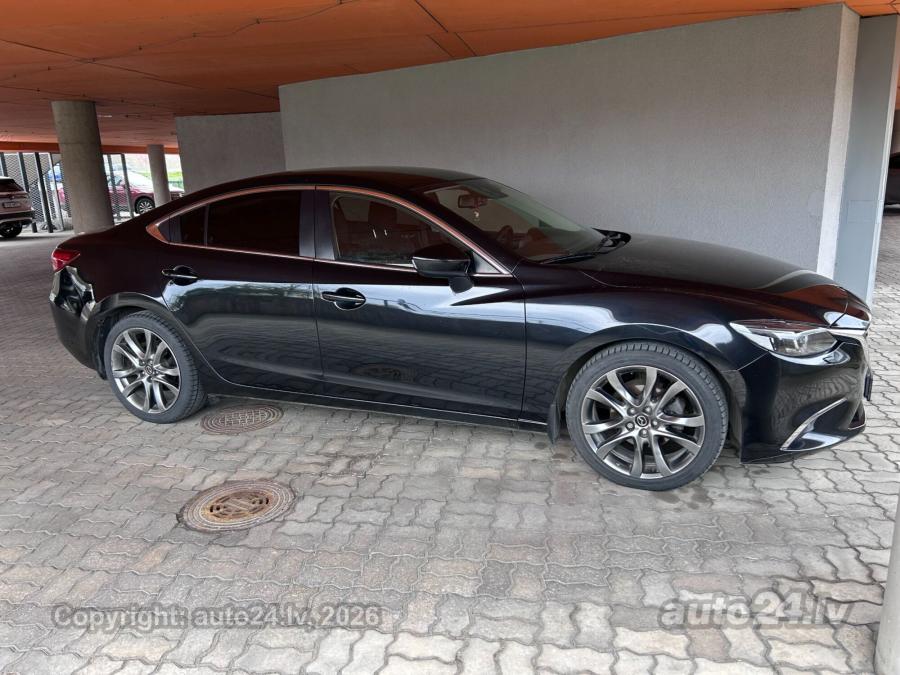 Black Mazda 6 2016 in Tallinn, with an engine capacity of 2.00 L and mileage of 100 thousand km for 12900 €, photo 1 on AUTOMOTO.COM.LV