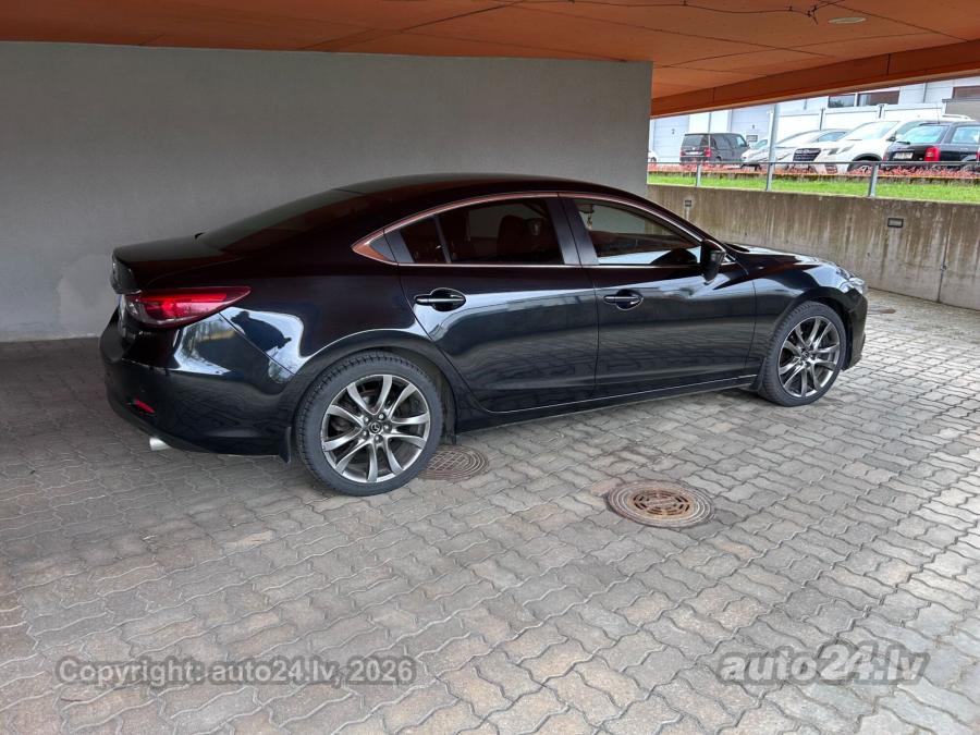 Black Mazda 6 2016 in Tallinn, with an engine capacity of 2.00 L and mileage of 100 thousand km for 12900 €, photo 3 on AUTOMOTO.COM.LV