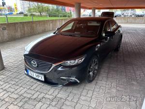 Black Mazda 6 2016 in Tallinn, with an engine capacity of 2.00 L and mileage of 100 thousand km for 12900 €, photo 6 on AUTOMOTO.COM.LV