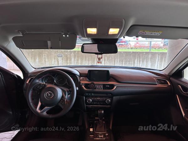 Black Mazda 6 2016 in Tallinn, with an engine capacity of 2.00 L and mileage of 100 thousand km for 12900 €, photo 6 on AUTOMOTO.COM.LV