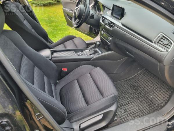 Melns Mazda 6 2016 Rīga, ar dzinēja tilpumu 2.00 L un nobraukumu 124 tūkst. km par 10000 €, foto 6 vietnē AUTOMOTO.COM.LV
