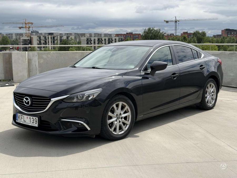 Black Mazda 6 2016 in Vilnius, with an engine capacity of 2.00 L and mileage of 178 thousand km for 11000 €, photo 1 on AUTOMOTO.COM.LV